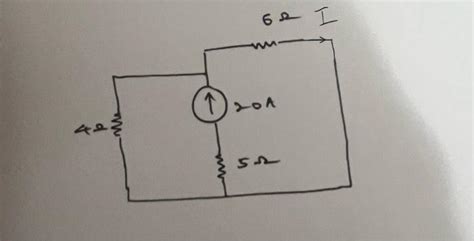 Solved Find I Using Current Divider Formula Chegg Com