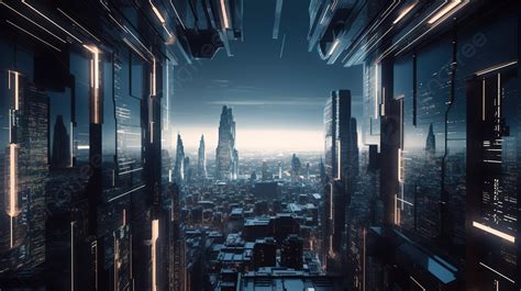 미래 지향적인 도시 경관 3d 렌더링 미래 공상 과학 도시 풍경 배경 고화질 사진 사진 배경 일러스트 및 사진 무료 다운로드 Pngtree