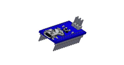 Arduino Nano By Skermiebrotechtips Download Free Stl Model