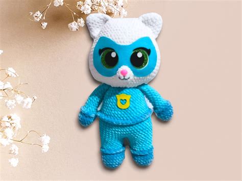 Super Kitty Bitsy Plush Toy Etsy