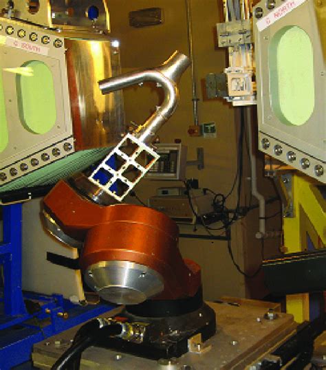 Sample Mounted On Engin X For Diffraction Measurements Download