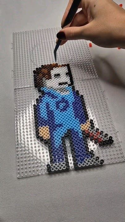Michael Myers Pixel Art Perler Bead Ideas Shorts Youtube