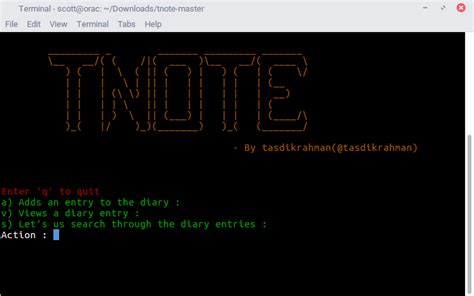 Command Line Note Taking Applications For Linux Opensource