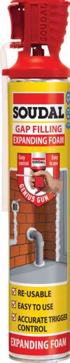 750ml Soudafoam Expanding Foam W Genius Gun Nubco