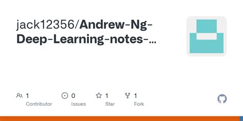 GitHub Jack Andrew Ng Deep Learning Notes Master
