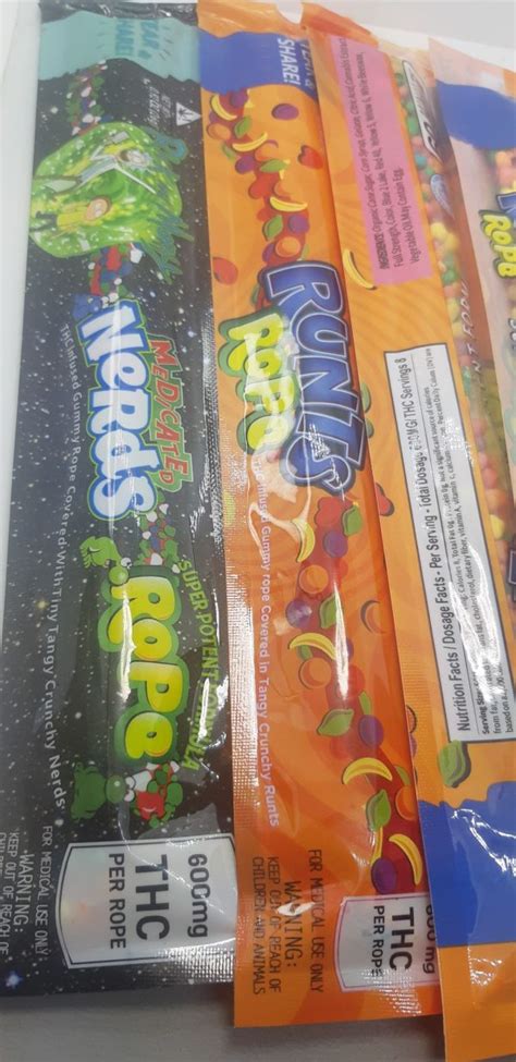 Medicated Nerd Rope 600mg Thc Weed Delivery North York Buy