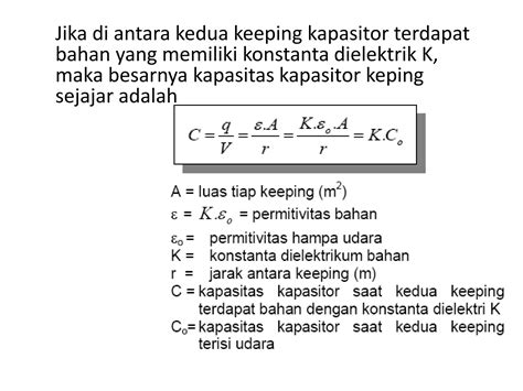 Kapasitor Pengertian Teori Penjelasan Dan Rumus Ppt