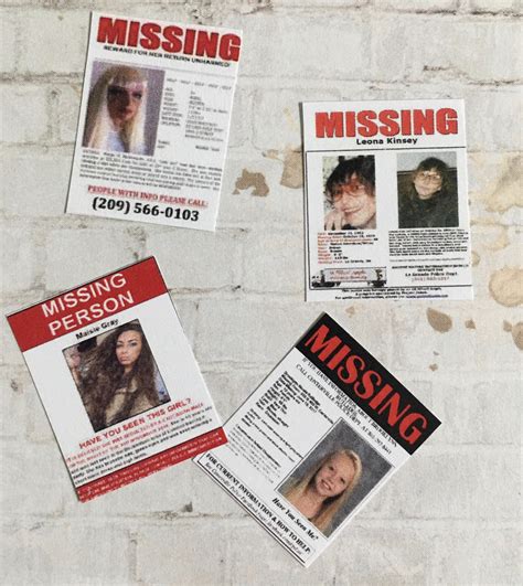 Funny Missing Person Poster Template Free Missing Person Poster