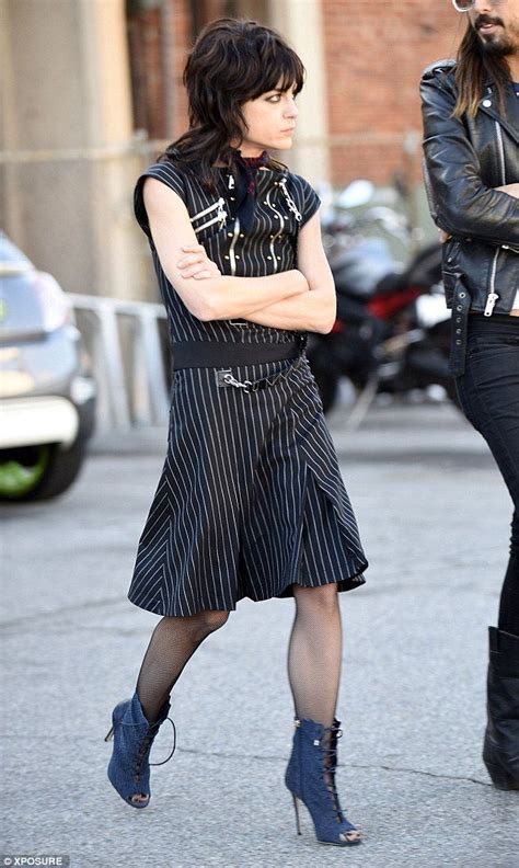 Selma Blair Looks Unrecognisable As A Punk Rocker As She Films Movie