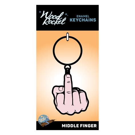 Sex Toy Keychain Middle Finger Adult Store