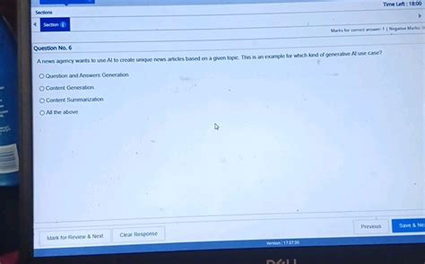 Sections Time Left 18 00 Sextion Marks For StudyX