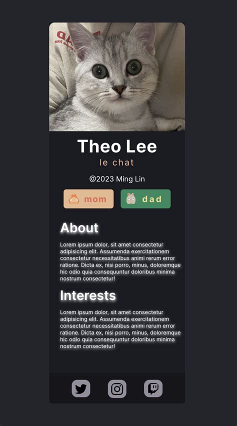 Github Mingl1cat Card My First React Project
