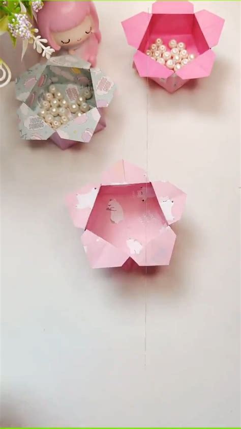 How To Make A Paper Cube Box Diy Origami Cube Box Making Tutorial Easy Paper Cube Box Making