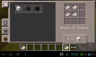 CARA MEMBUAT BLOCK OF QUARTZ Di MINECRAFT PE Tablet Guaa