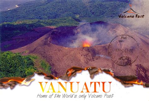 World Come To My Home 1344 Vanuatu Tanna Island Yasur Volcano