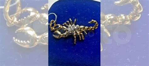 Скорпион "Золотая подвеска купить в Москве | Личные вещи | Авито