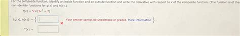 Solved For The Composite Function Identify Side