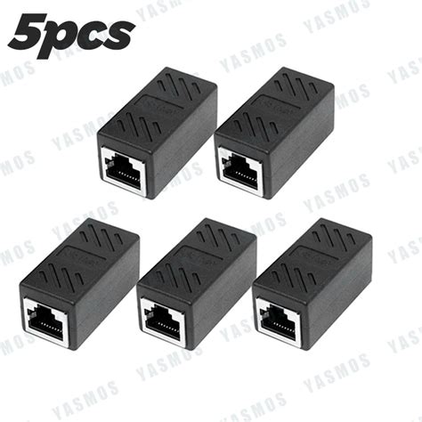 RJ45 Female Connector Ethernet Coupler In Line Coupler For Cat7 Cat6 Cat5e Cat5 Lan Network