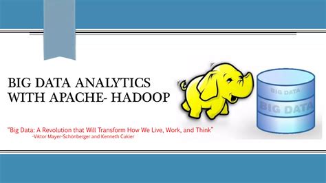 Big Data Analytics With Apache Hadoop Ppt