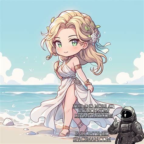 Chibi Olympus Aphrodite The Goddess Of Love By Enlightenedspaceman