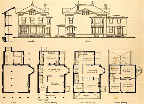 Mansion Floor Plans Old West
