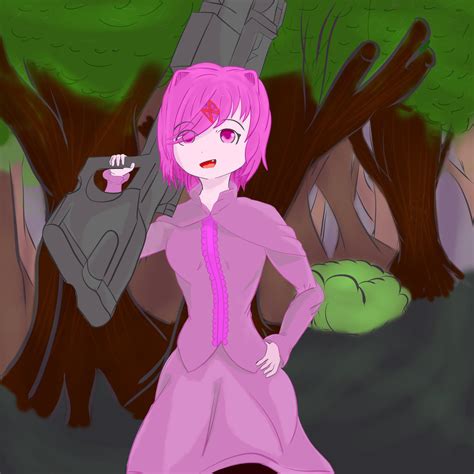 Ddlc Natsuki Cosplaying Mine By Angry D Twitter Rminegakill