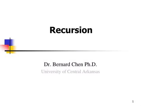 Ppt Recursion Powerpoint Presentation Free Download Id4130824