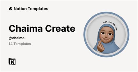 Chaima Create Template Creator Notion Marketplace