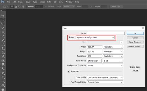 How To Set A Default Canvas Size In Photoshop Freddy Robert