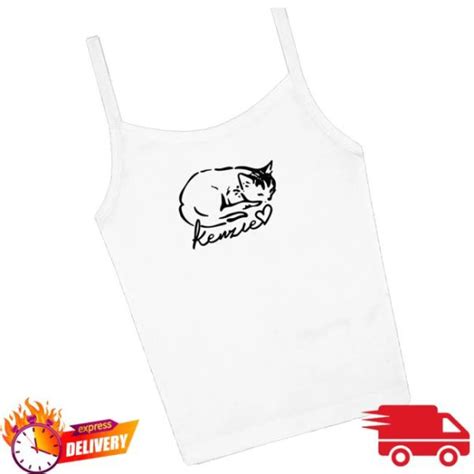 Kenzie Official Merch Store Shop Cat Crop Tank Newest Fashion Trends