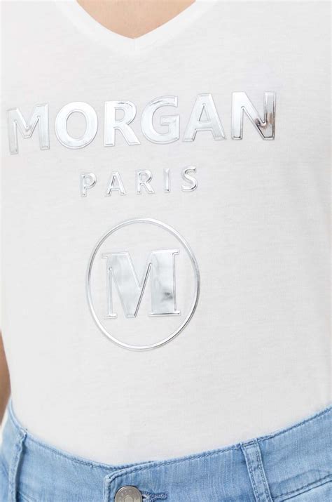 Morgan T Shirt Damski Kolor Biały