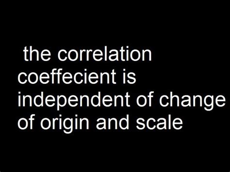 Correlation Coefficient Scale