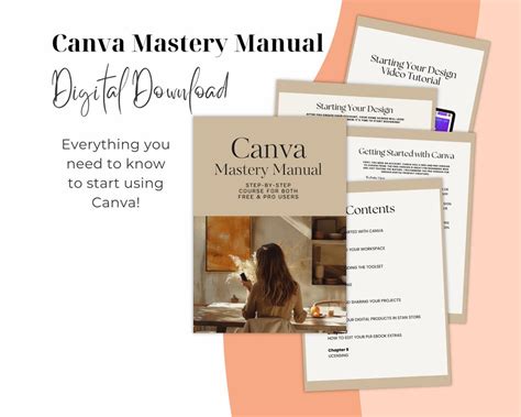 Mastering Canva Step By Step Guide Canva Template Editing Skills How To Guide Master Resell