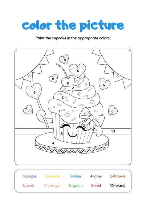 ปันสื่อ ครูศศิ แจกใบงานระบายสีตามตัวเลข 🎨 Facebook