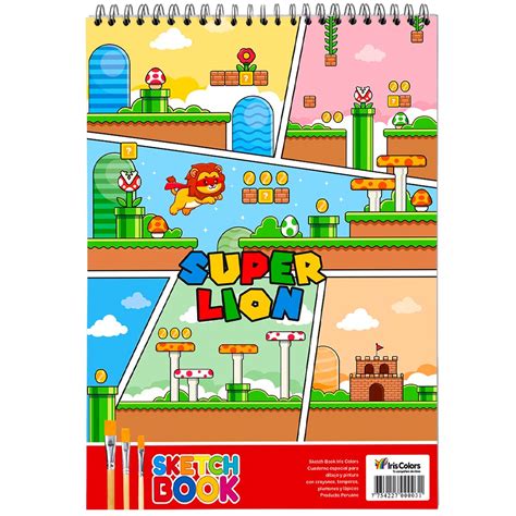 Sketchbook Super Lion Iris Colors Sketchbook Super Lion Iris Colors