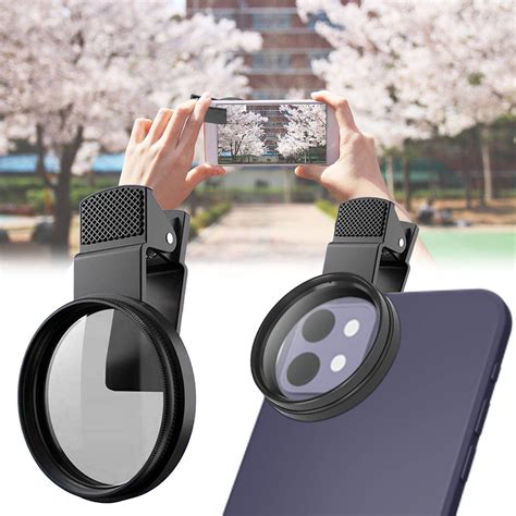 Ziynglg Mobile Photography Polarizer Lens Filter With Clipanti