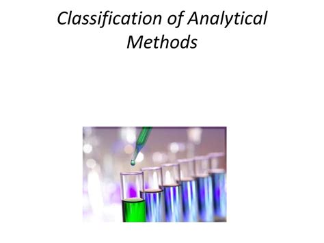 Standard Analytical Method At Sheila Tejada Blog