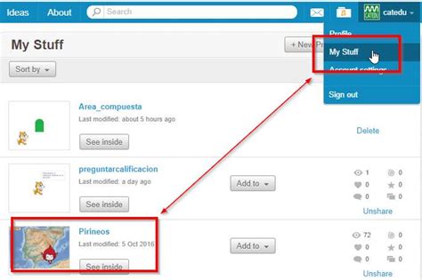 Scratch Librería Catedu