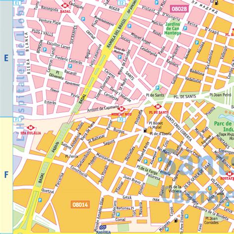 Карта Барселоны Испания по русски все о жизни в Испании