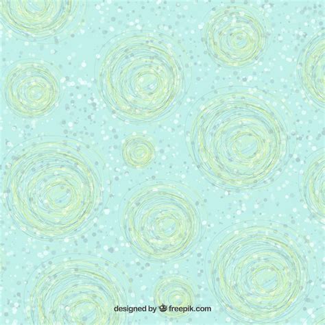 손으로 그린 서클 패턴 프리미엄 벡터