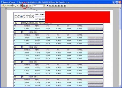 Pc Dmis Printing Multiple Parts To One Report Pc Dmis For Cmms Pc Dmis Nexus Community