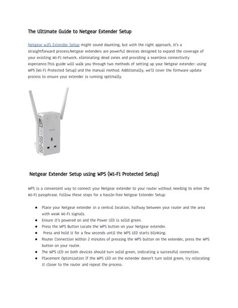 ppt the ultimate guide to netgear extender setup powerpoint