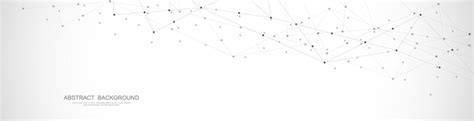 Premium Vector Connecting The Dots And Lines For Banner Design Or Header