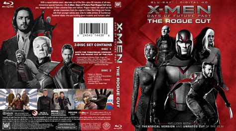 X Men Days Of Future Past Rogue Cut Front Blu Ray Covers Cover