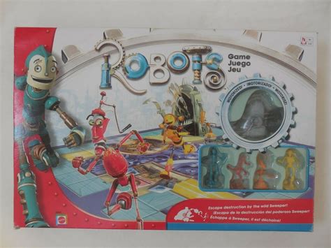 Robots Board Game By Mattel 2005 Characters From The Movie Ages 6