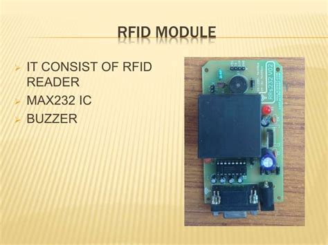 Rfid Based Smart Card Reader Pptx Computer Peripherals Computing