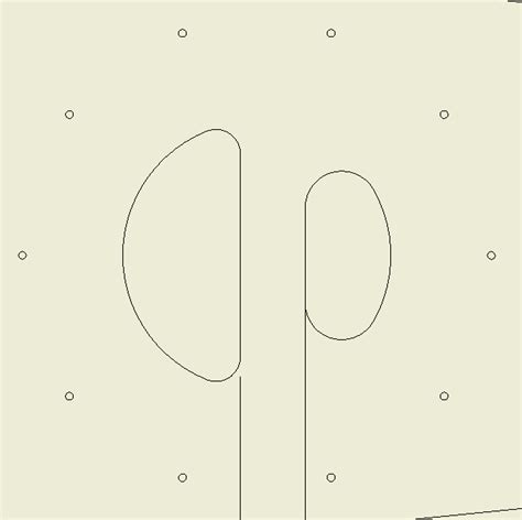 best design practice representing circular hole pattern in a drawing
