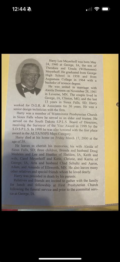 Harry Lee Meyerhoff 1940 2000 Monumento Find A Grave