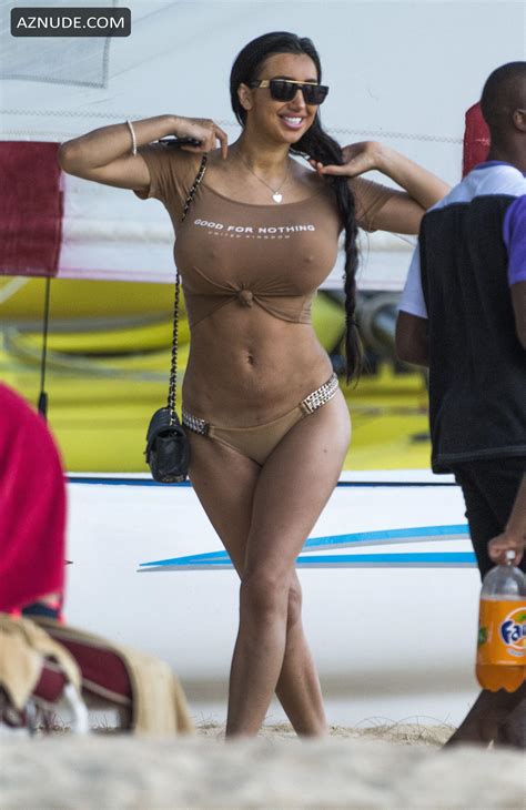 Chloe Khan Sexy On The Beach In Barbados Aznude