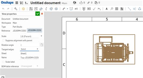 Changing The Part Assembly Reference In The Drawing Onshape